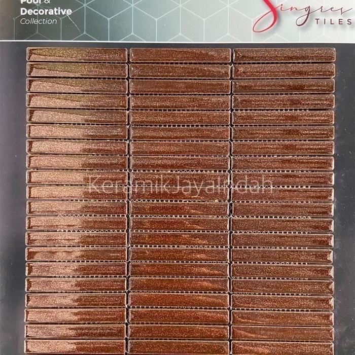 Jual SINGRES SINGRESS KITKAT KIT KAT LONG POTTERY STRIP MOZAIC MOZAIK ...