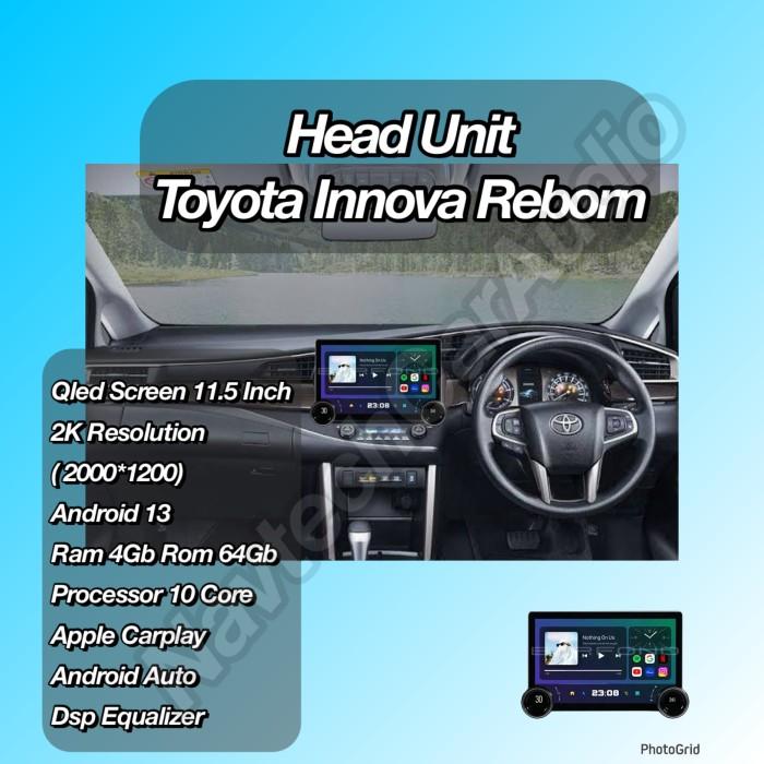Jual Head unit android 11.5 inch Toyota Innova Reborn / Venturer Qled ...