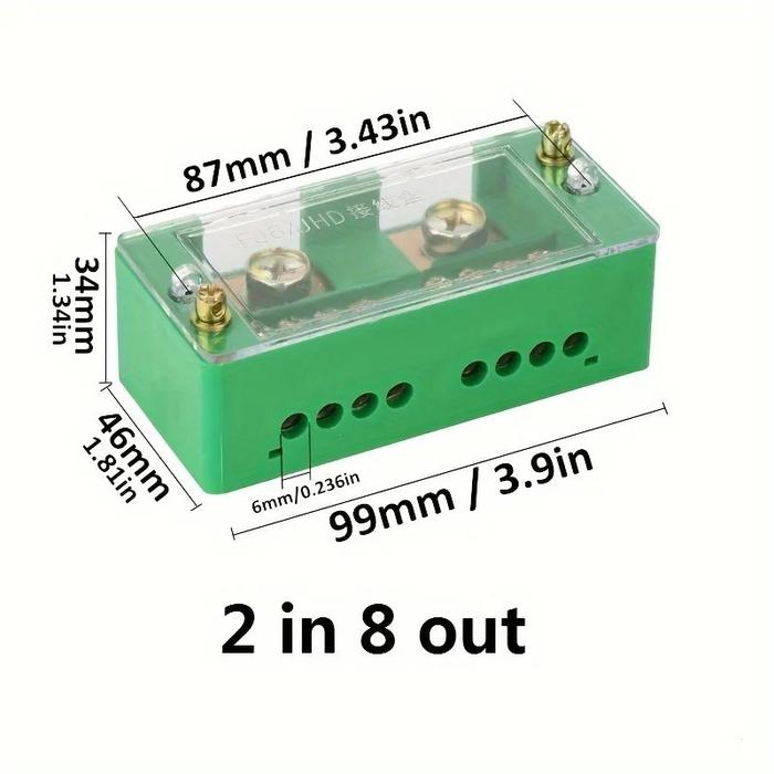 Jual Box Sambungan Kabel Listrik 2-In-8/12-Out Terminal Junction Box ...