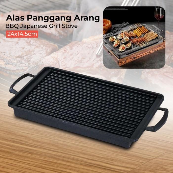 Jual Alas BBQ Panggang Arang Japanese Grill Stove Persegi Panjang ...