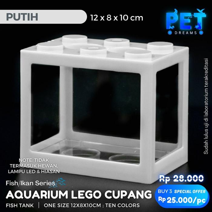 Jual Aquarium Mini Lego Block Akrilik Akuarium Acrylic Soliter Ikan ...