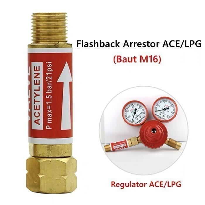 Jual Flashback Arrestor Regualtor Oxygen Acetylene Flash Back Oxy Ace ...