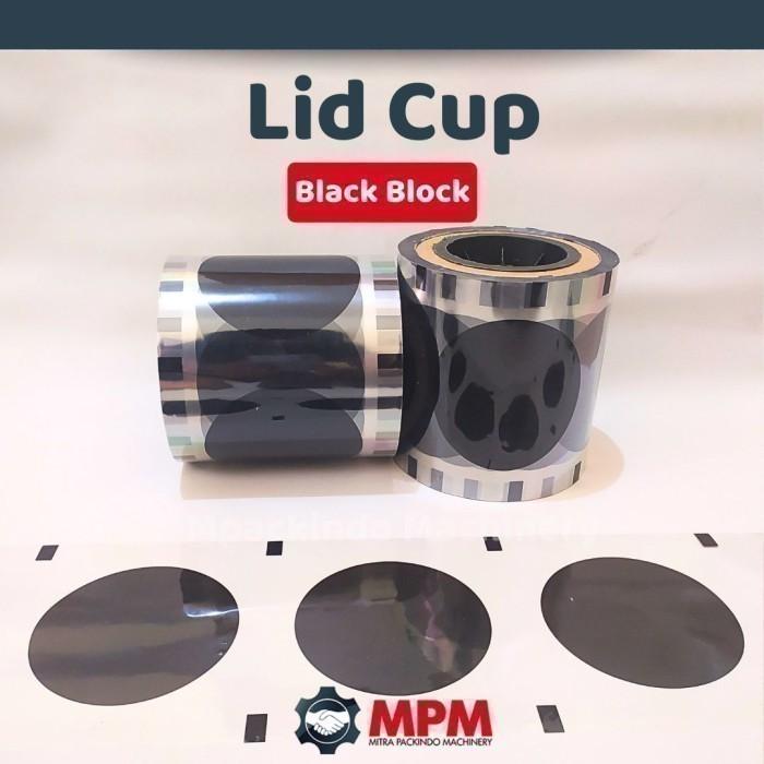 Jual Seal Cup Block Hitam Plastik Lid 1000 Cup - Block Hitam - Kota ...