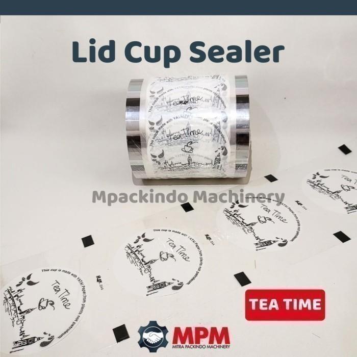 Jual Plastik Lid Sealer Cup Daun Teh Polos Kartun Lucu / Plastic Seal ...