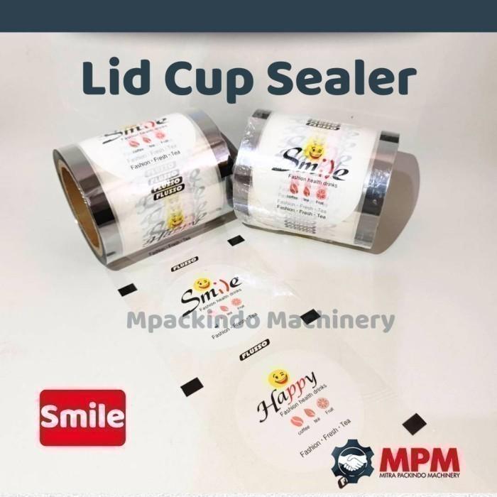 Jual Plastik Lid Sealer Cup Daun Teh Polos Kartun Lucu / Plastic Seal ...
