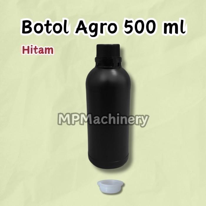 Jual Botol Agro HDPE Putih Hitam 500ml / Botol Labor 500 ml - Hitam, Min Order 12pcs - Kota ...