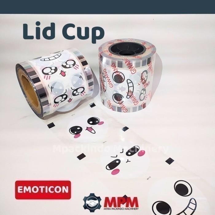 Jual HARGA GROSIR! Plastik Lid Cup Sealer Doraemon 1000 Cup - Emoticon ...