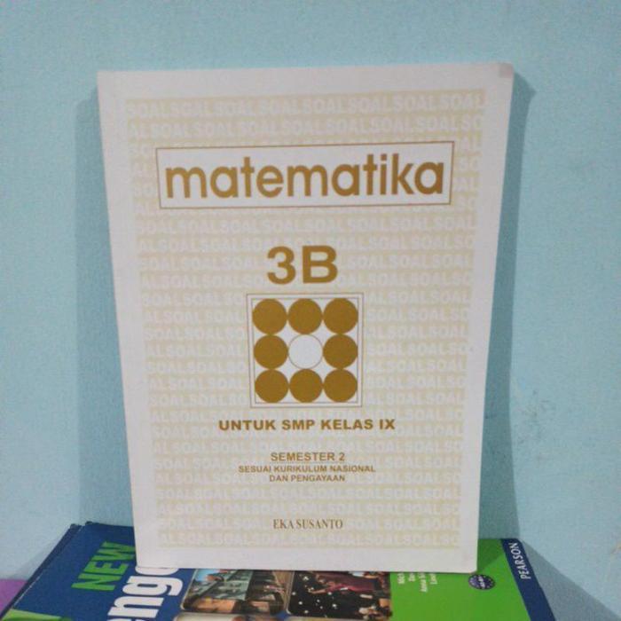 Jual A4 Buku Matematika 3A dan 3B untuk SMP kelas IX 9 semester 1 dan 2 ...