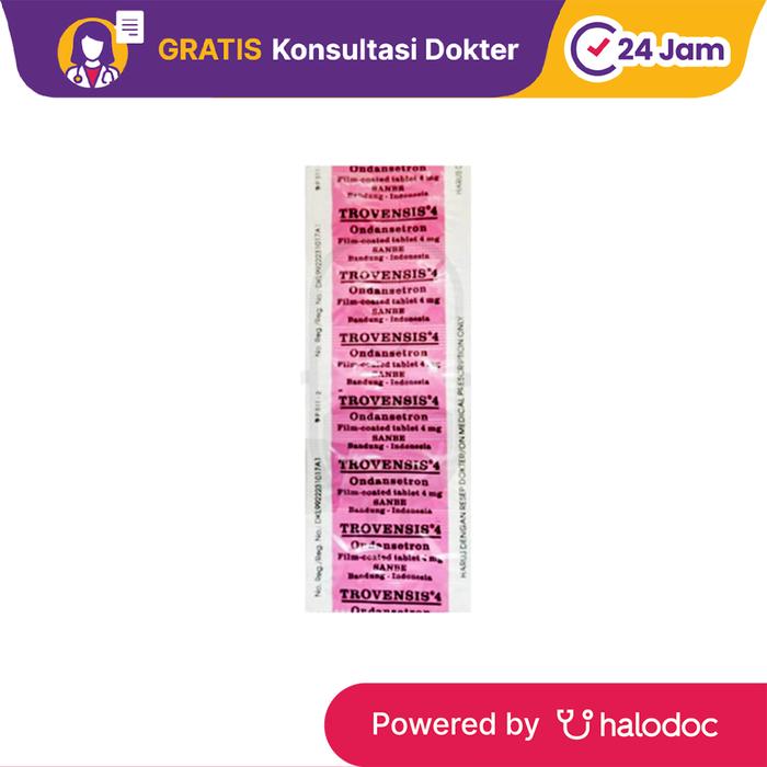 Jual Trovensis 4 mg 10 Tablet - Obat Mual & Muntah - Halodoc - Kota ...
