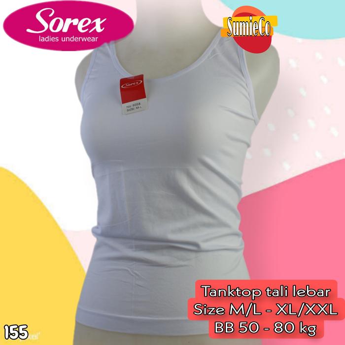 Promo SM155 (Satuan) Sorex Camisol Tanktop Wanita Remaja Dan Dewasa ...