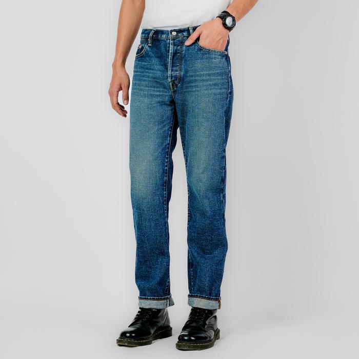 Promo Bespoke Project - Celana Jeans pria Steady Straight Jeans Dark ...