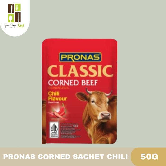 Jual Pronas Corned Beef Sachet / Kornet Daging Sapi Kemasan Sachet Rasa ...