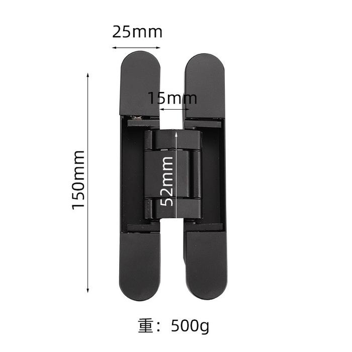 Promo 【COD】1Set（2 pcs） Engsel Tanam Pintu Invisible Hinges Engsel Door ...