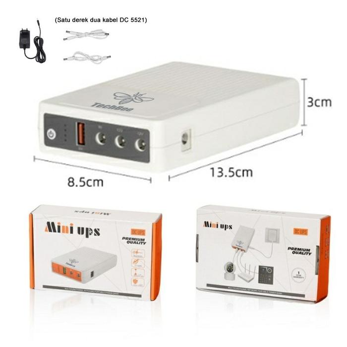 Promo UPS MINI UPS 12+12V+9V+5V 15200mAh ROUTER CCTV 2A KAMERA DASHCAM ...