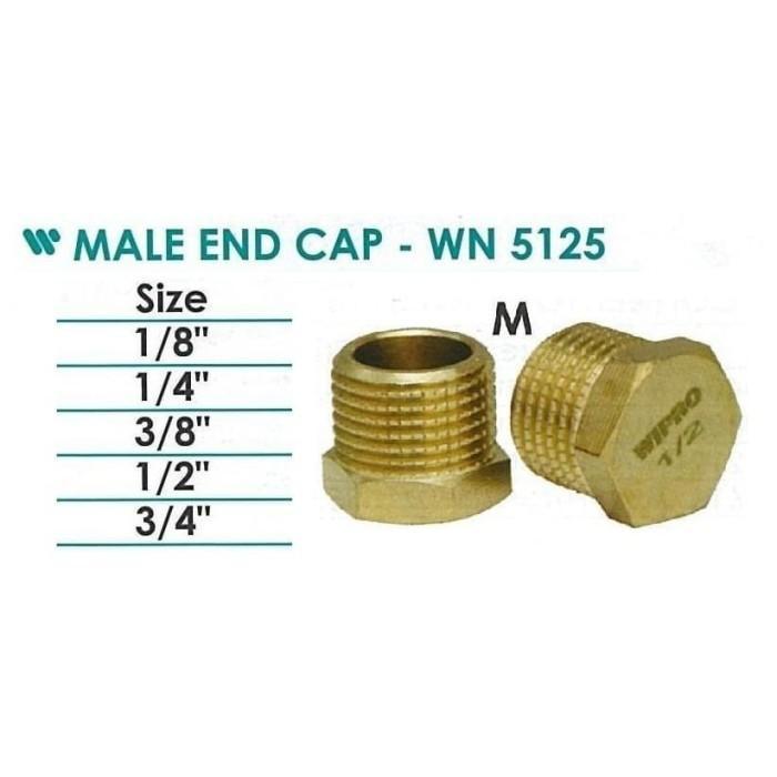 Jual [WIPRO] MALE END CAP - WN5125 - 1/4" - Kota Palopo ...