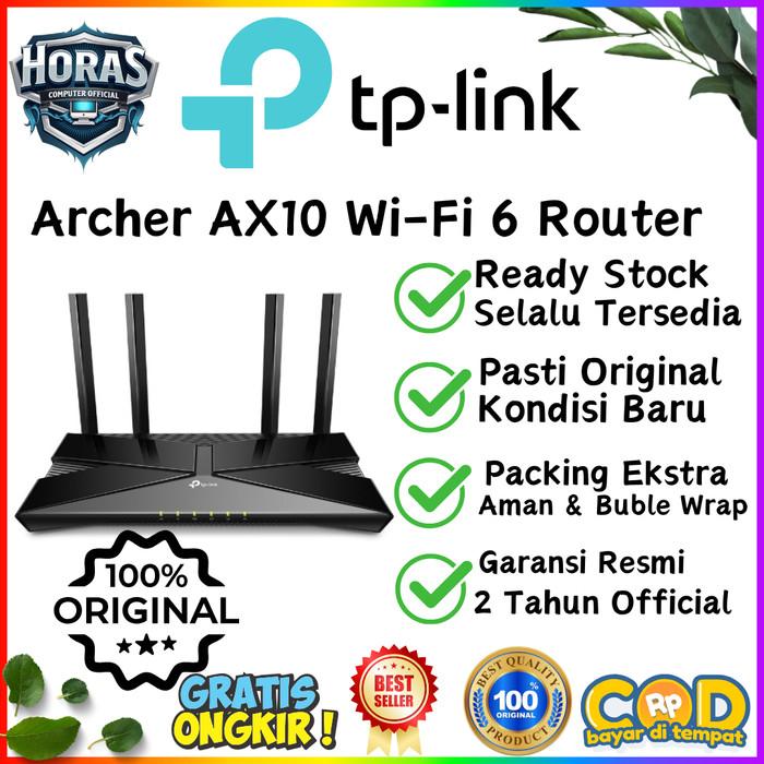 Jual TP-Link Archer AX10 AX1500 Gigabit MU-MIMO Dual Band Wi-Fi 6 ...