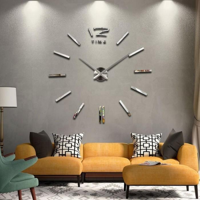 Jual Jam Dinding 80-130cm Besar DIY Giant Wall Clock Quartz Numeral ...