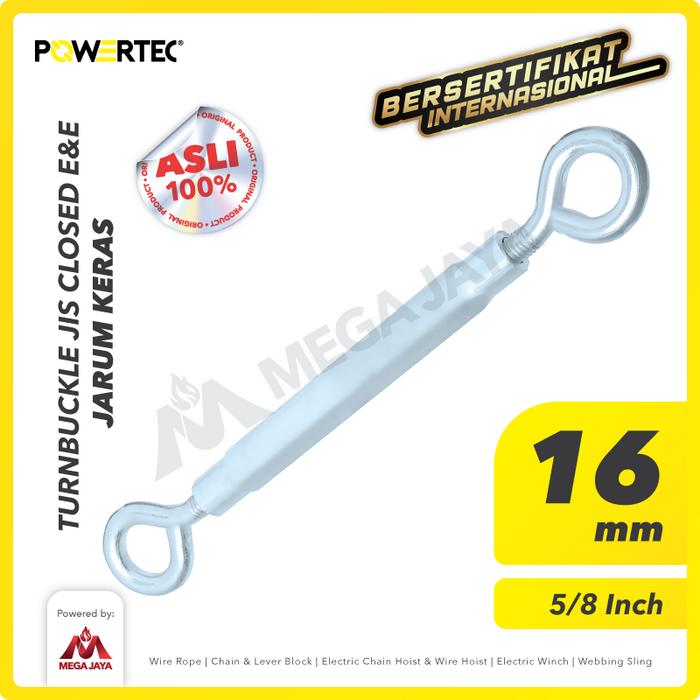 Promo POWERTEC Turnbuckle / Jarum Keras JIS Closed Eye & Eye M16 Span ...