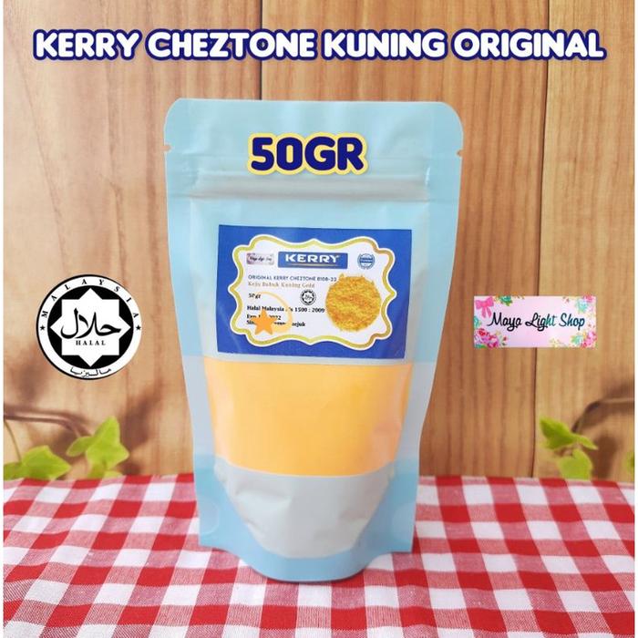 Promo Kerry Cheztone kuning original 100gr 50gr Halal keju kuning saus ...