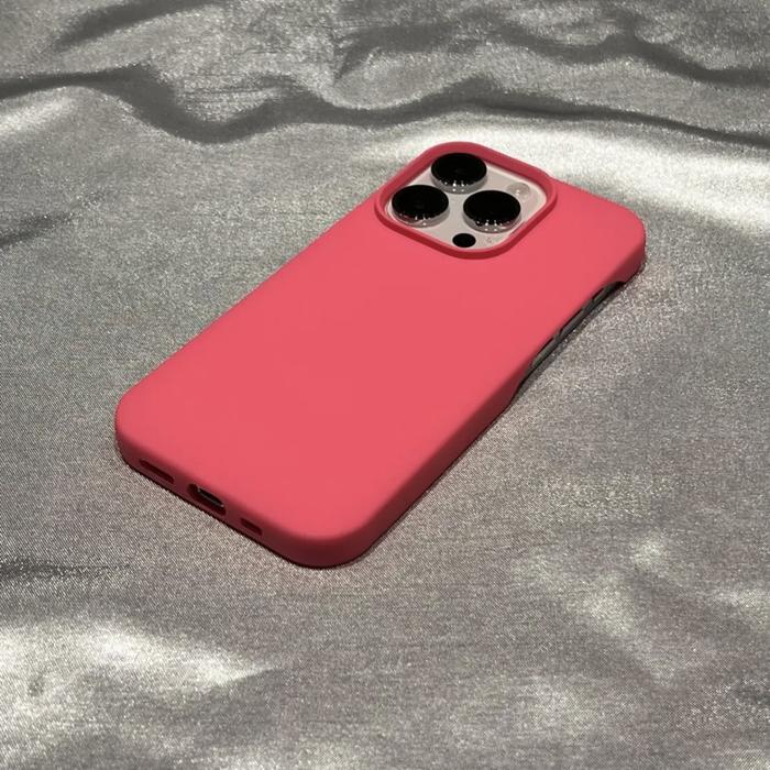 Jual Simple Solid Color Matte Silicon Phone Case for IPhone 11 15 12 14 ...