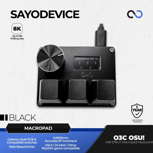 Jual SayoDevice O3C OSU! / DJMAX Hall Effect Macropad Gaming Keyboard ...