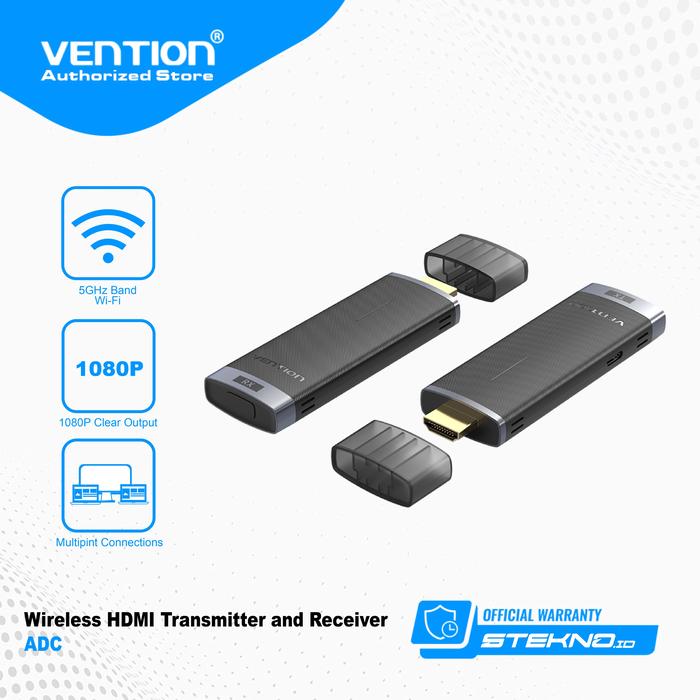 Promo Vention Wireless HDMI Dongle Video Transmitter Receiver Display ...