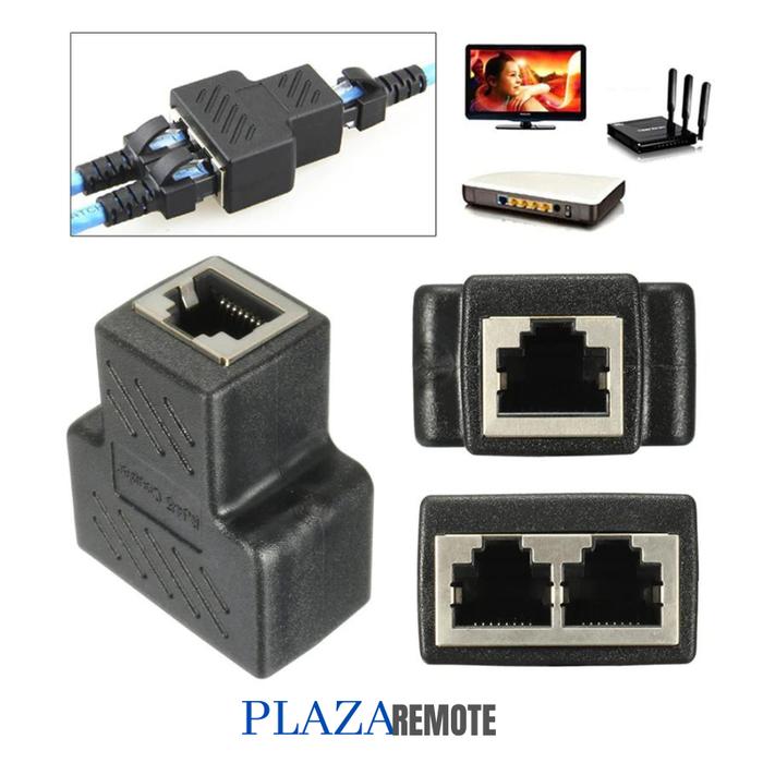 Promo LAN HUB CABLE EXTENTION RJ45 SPLITTER CONVERTER NETWORK LAN ...