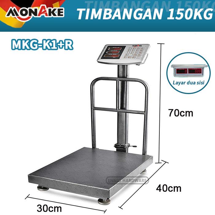 Promo Monake German Ekstra besar Sisik komputasi digital 200kg/300kg ...