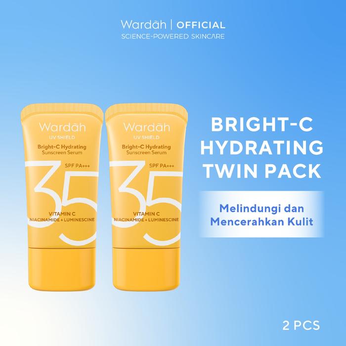 Promo Wardah TWINPACK UV Shield Sunscreen SPF 35 PA +++ / SPF 50 PA ...