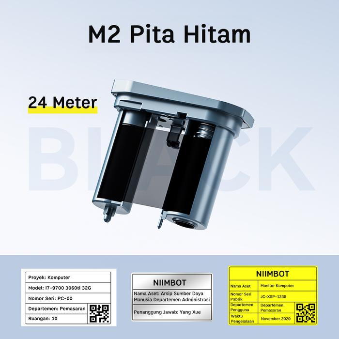 Jual Stiker Label Niimbot M2 Putih/Perak Tahan Air Tahan Minyak Tahan ...
