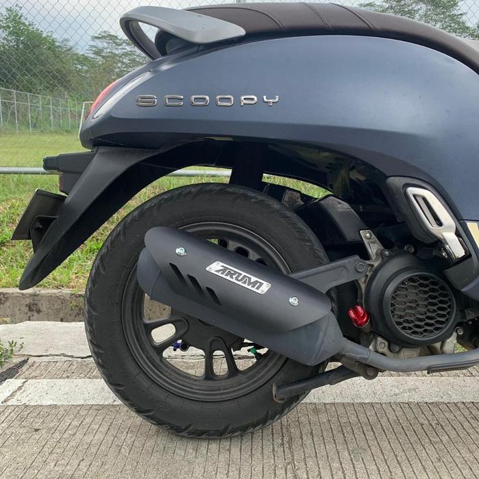 Promo ARM COVER KNALPOT TAMENG SCOOPY ALL TYPE Motorcycle - HITAM - Kab ...