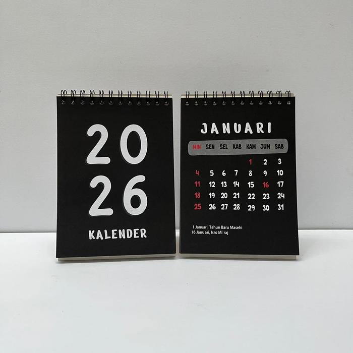 Jual KALENDER A6 2026/KALENDER MEJA AESTHETIC/KALENDER MEJA UKURAN A6 ...