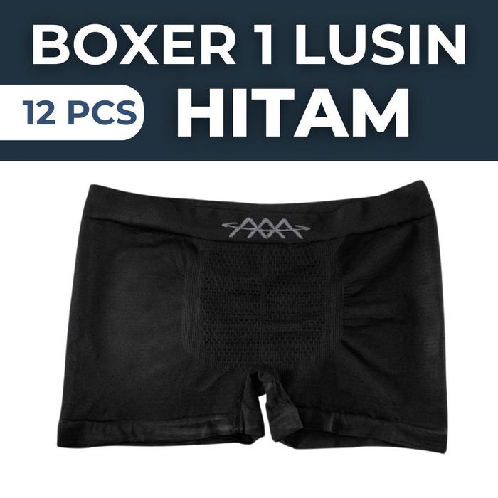 Jual (12 Pcs) Boxer Paket Hemat 1 Lusin Pria Cowok Lelaki Celana Dalam ...