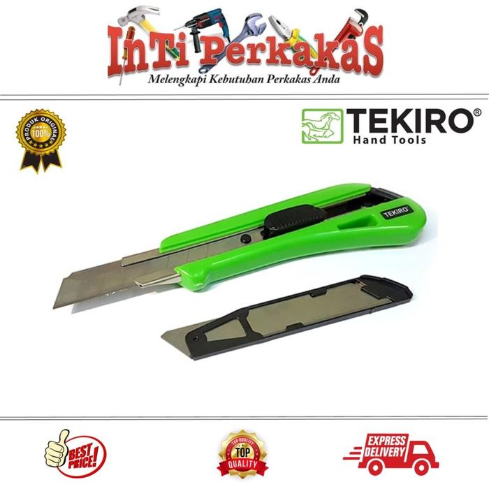 Jual TEKIRO PISAU CUTTER BESAR 18 MM KNIFE - Jakarta Barat - Inti ...