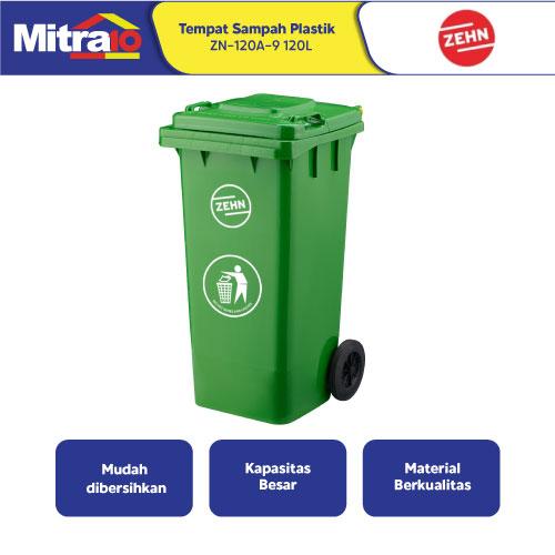 Promo Zehn Tempat Sampah Plastik ZN-120A-9 120L Hijau - Standar Cicil 0% 3x - Kab. Tangerang ...