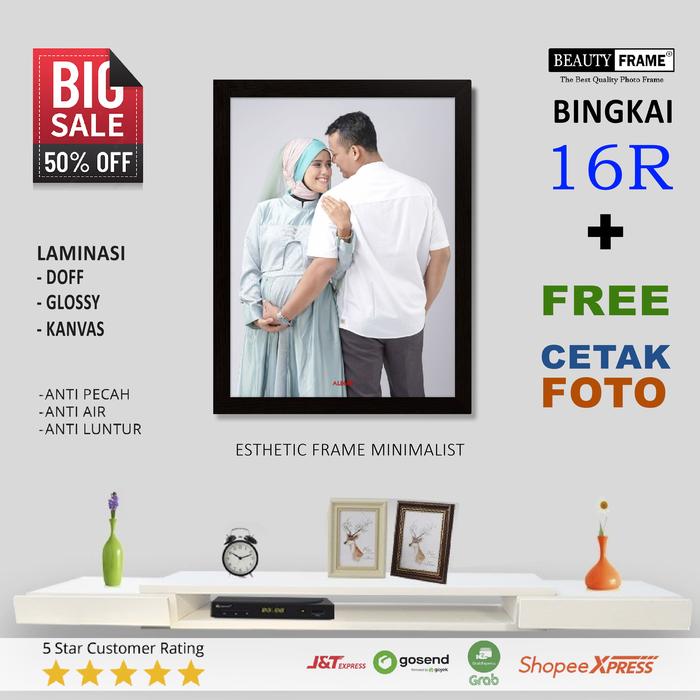 Promo PAKET 16R / 16RW | FRAME MINIMALIS ESTETIK GRATIS CETAK FOTO ...