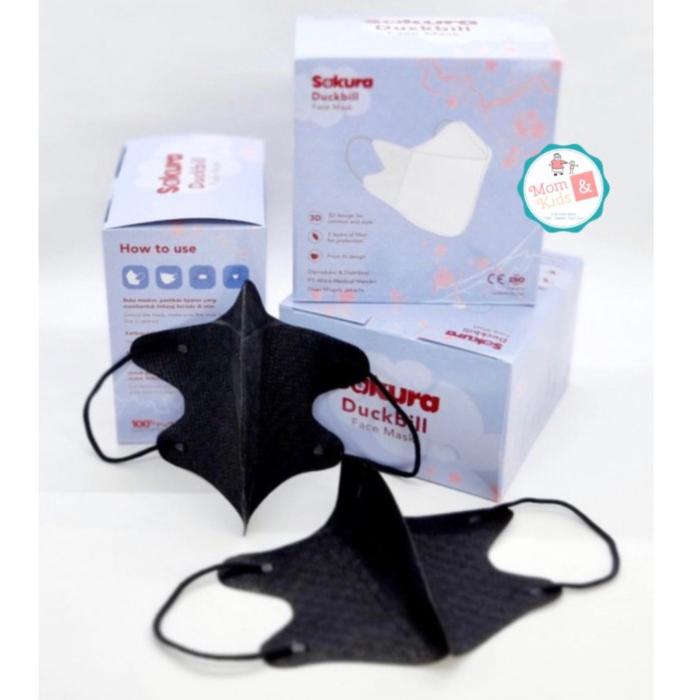Jual Masker Duckbill Sakura 3Ply 50 pcs by SEVEN | Premium Mask ...
