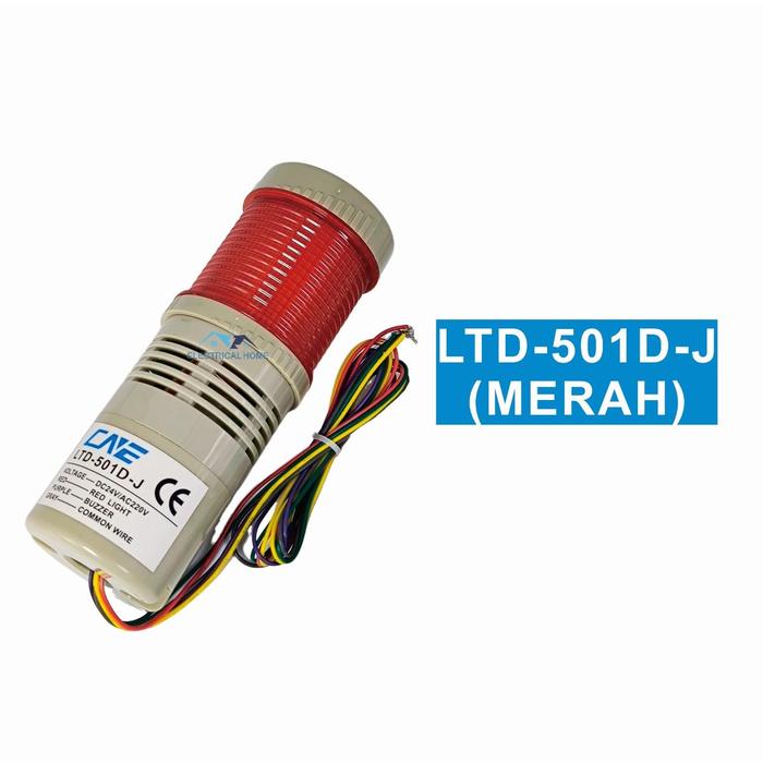 Jual Lampu Menara Signal Tower Light LED Buzzer 1 Lampu Multivolt ...