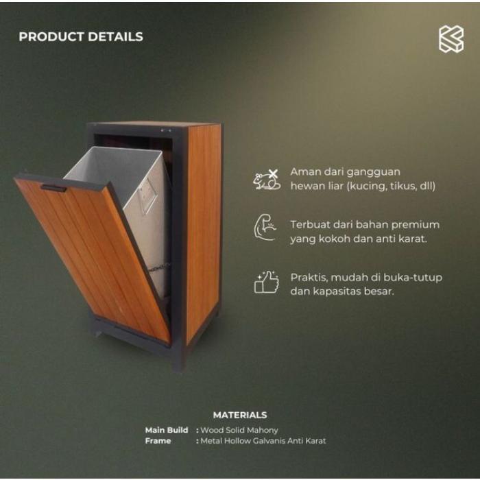 Jual Tempat Sampah Outdoor | Tong Sampah Industrial Besi Galvanis ...