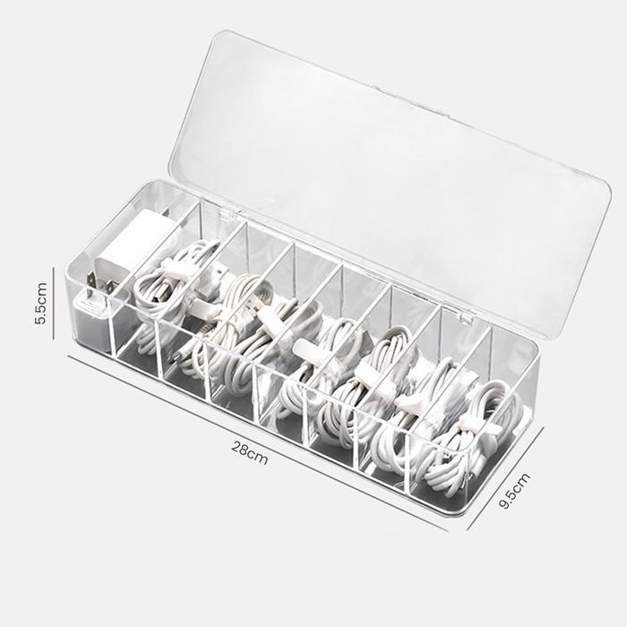 Promo Muzy Cable Organiser Perapi Kabel Colokan Storage Box Storage ...