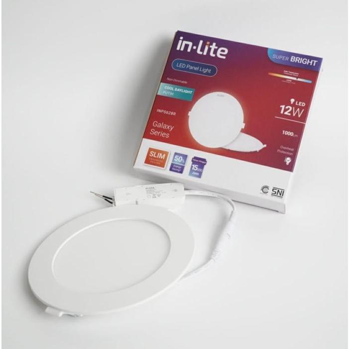 Jual Downlight Panel 12 Watt Inlite INPS628R inbow tanam Bergaransi ...