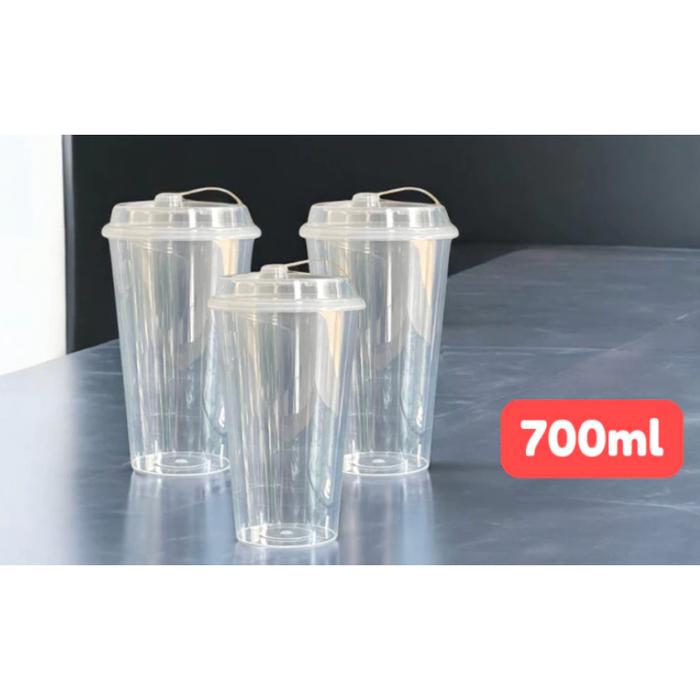 Jual ( 25 Pcs ) Gelas Thinwall Cup Injection 380ml | 500ml | 700ml ...