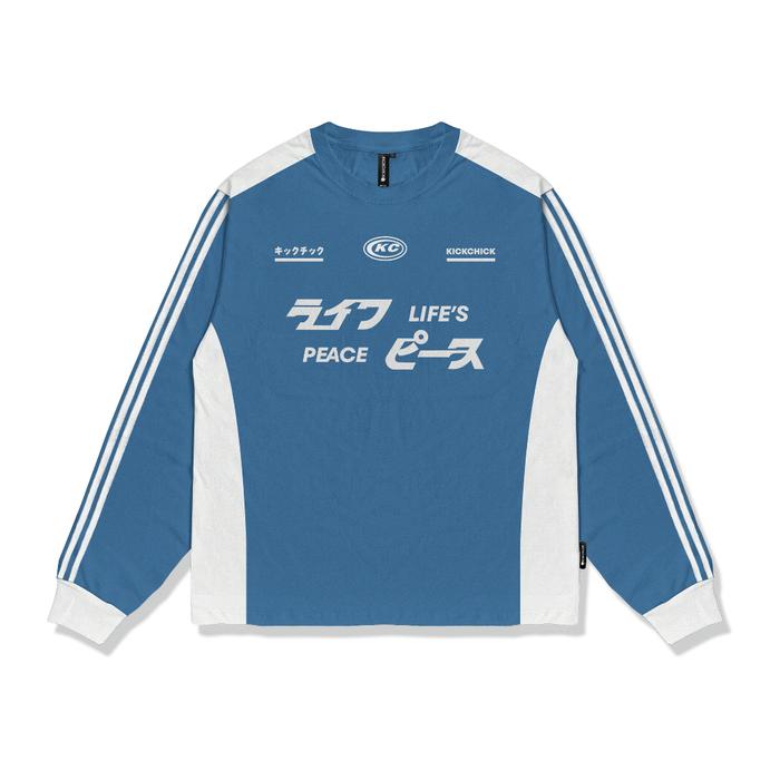 Promo Kickchick Longsleeve Trick Line Bliss Combine 2 Warna | Kaos ...
