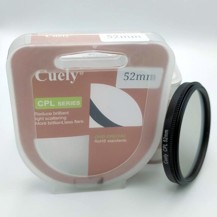 Promo Filter Cuely CPL Lens Filter Circular Cuely 49MM/52MM/58MM Untuk ...