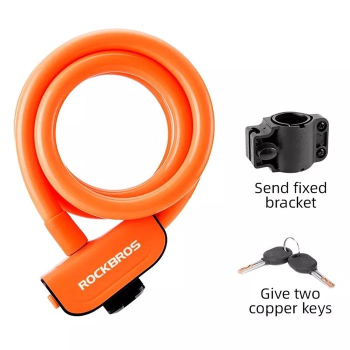 Promo ROCKBROS RKS515 Kunci Gembok Sepeda Bicycle Lock Ring with ...
