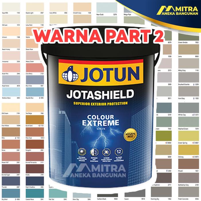 Jual CAT TEMBOK JOTUN EKSTERIOR JOTASHIELD COLOUR EXTREME 2,5 LITER ...