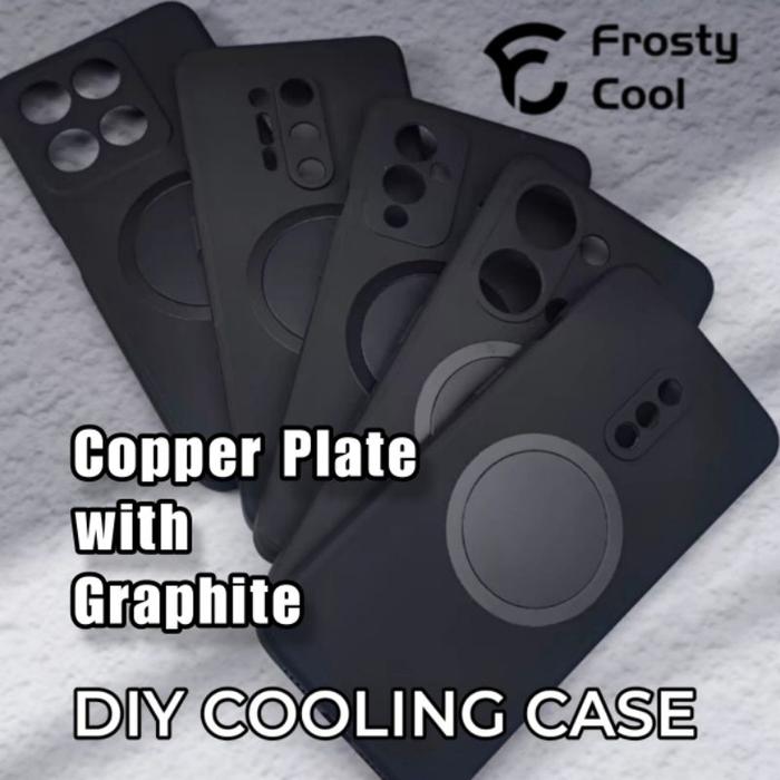 Promo Frosty Cool DIY Cooling Case Iphone Samsung Xiaomi Iqoo Vivo Oppo ...