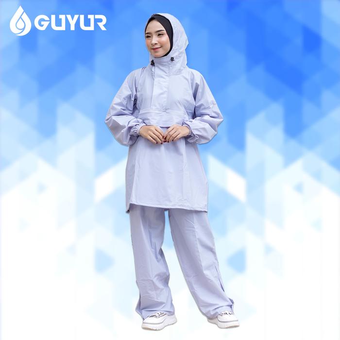 Promo Guyur Jas Hujan Anti Bocor Guyur dengan Saku Depan Kangguru Bahan ...