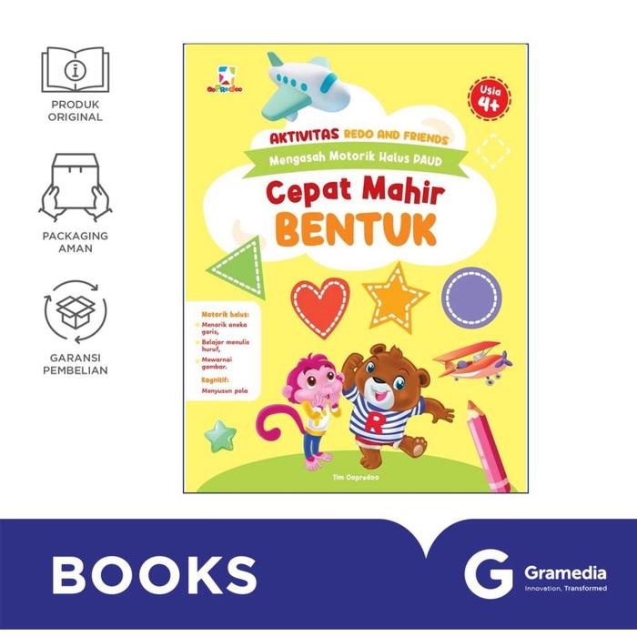 Promo Buku Aktivitas Redo and Friends: Mengasah Motorik Halus PAUD ...