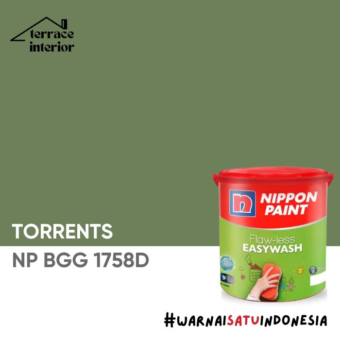 Jual Cat Tembok Nippon Paint Flawless Easywash Interior Warna Hijau 20 ...